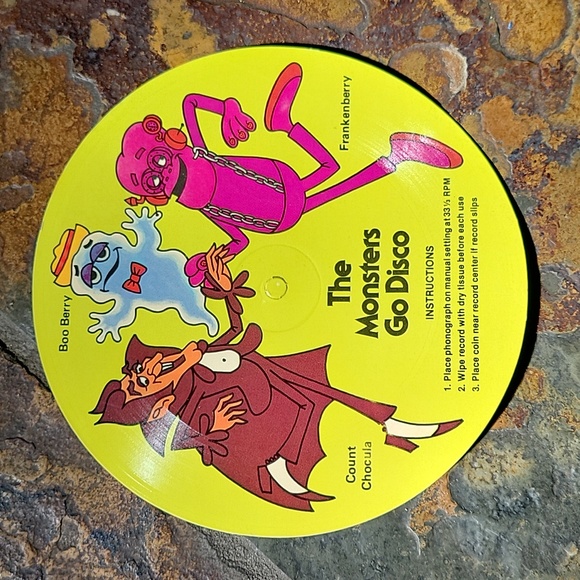 Other | Rare The Monsters Go Disco General Mills Promotional Flexi Disc ...